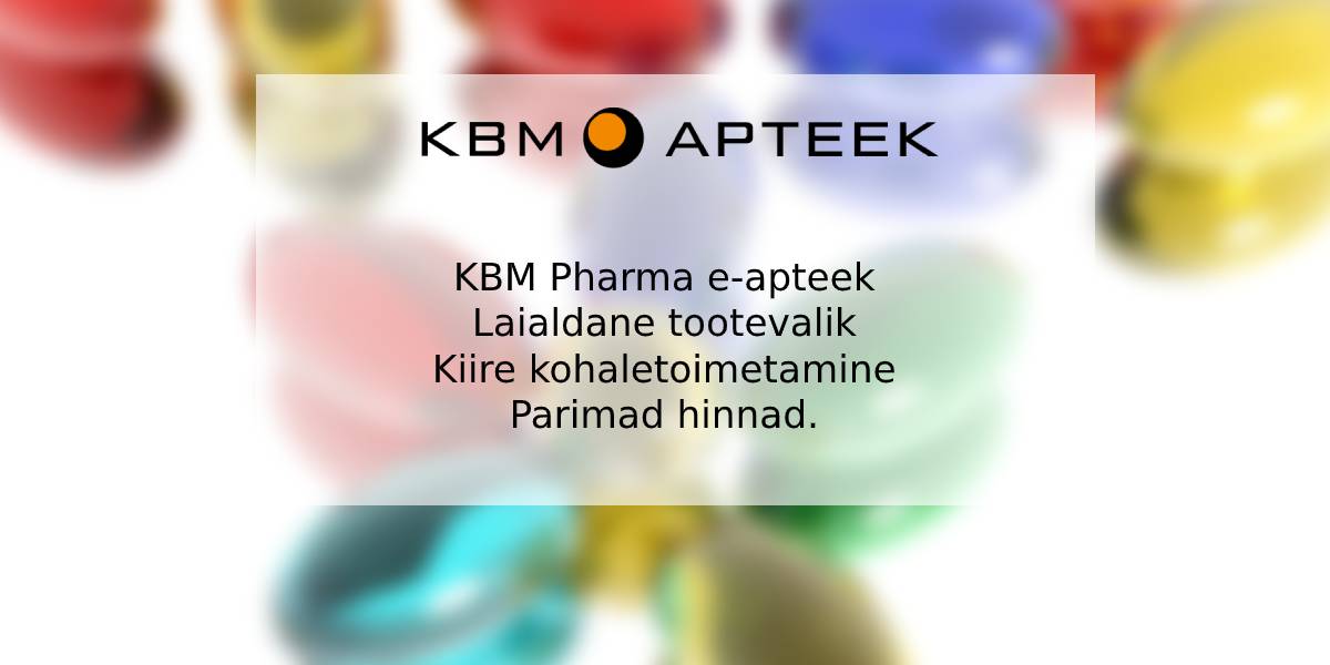 KBM Tervis | e-pood | www.kbmtervis.ee